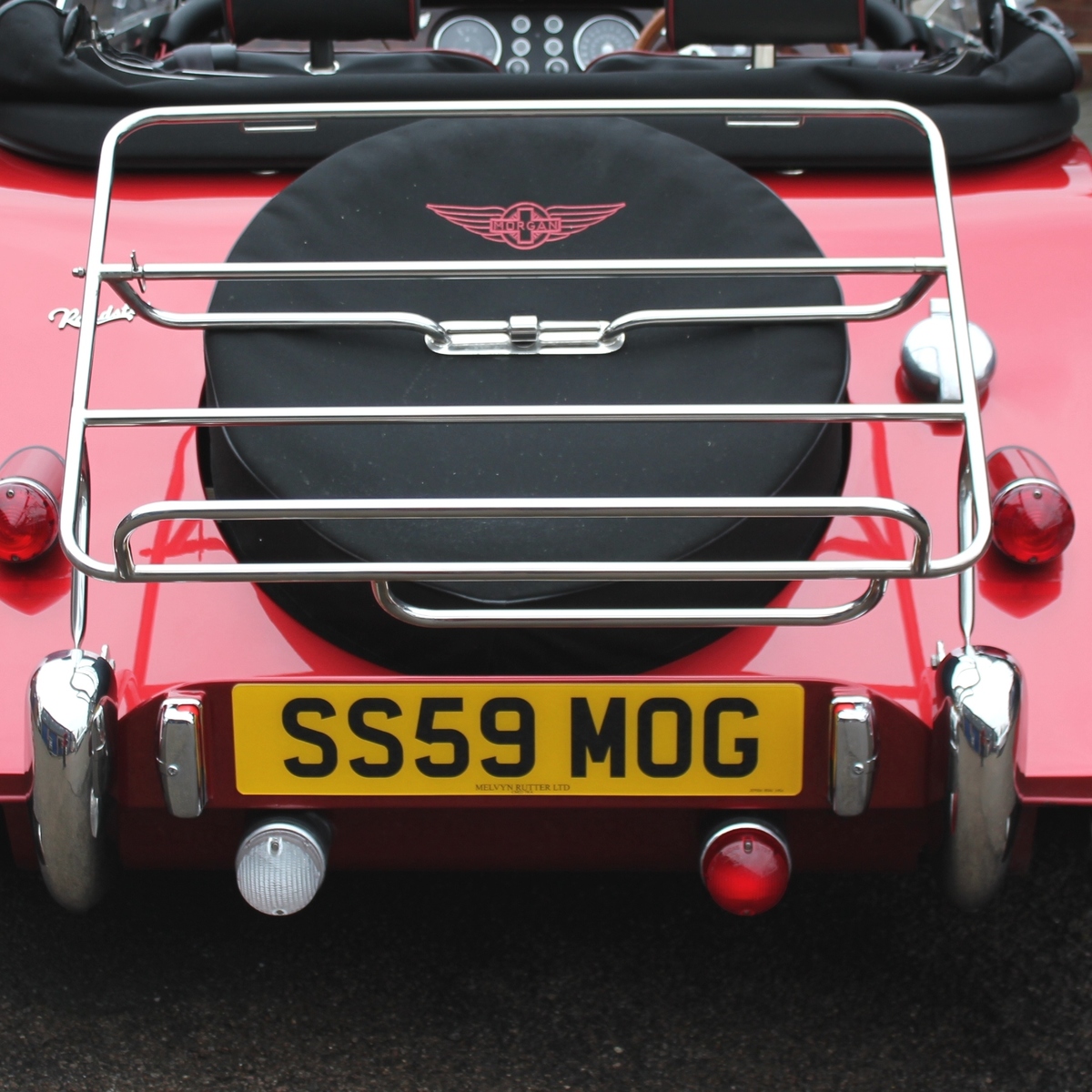 Stainless steel luggage rack 2 str, 2004 on, for 'overrider' cars ...