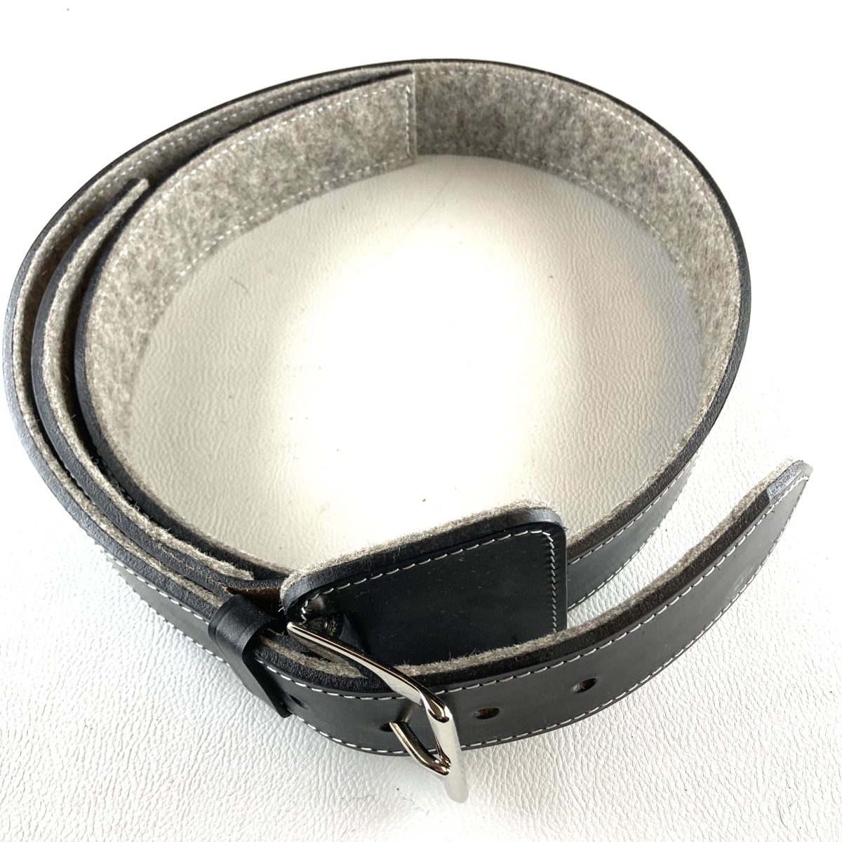 Bonnet strap - black with felt backing and chrome buckle :: Mog Parts ...
