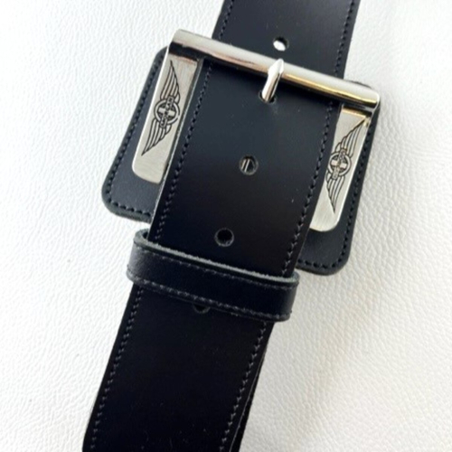 Bonnet strap - black with felt backing and chrome buckle :: Mog Parts ...