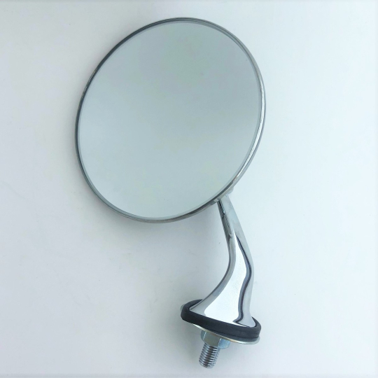 Round door mirror and arm to fit ACR016 mount (stainless steel) :: Mog ...