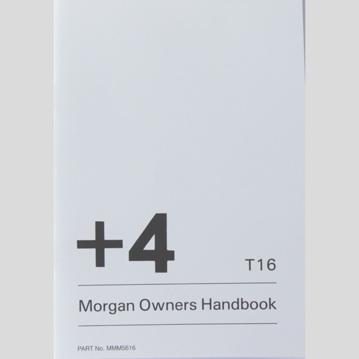 Drivers handbook +4 Rover T16 :: Mog Parts, Morgan Car Parts & Morgan ...