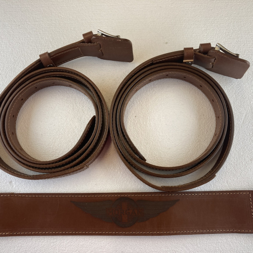Luggage rack strap with Morgan logo - tan :: Mog Parts, Morgan Car ...