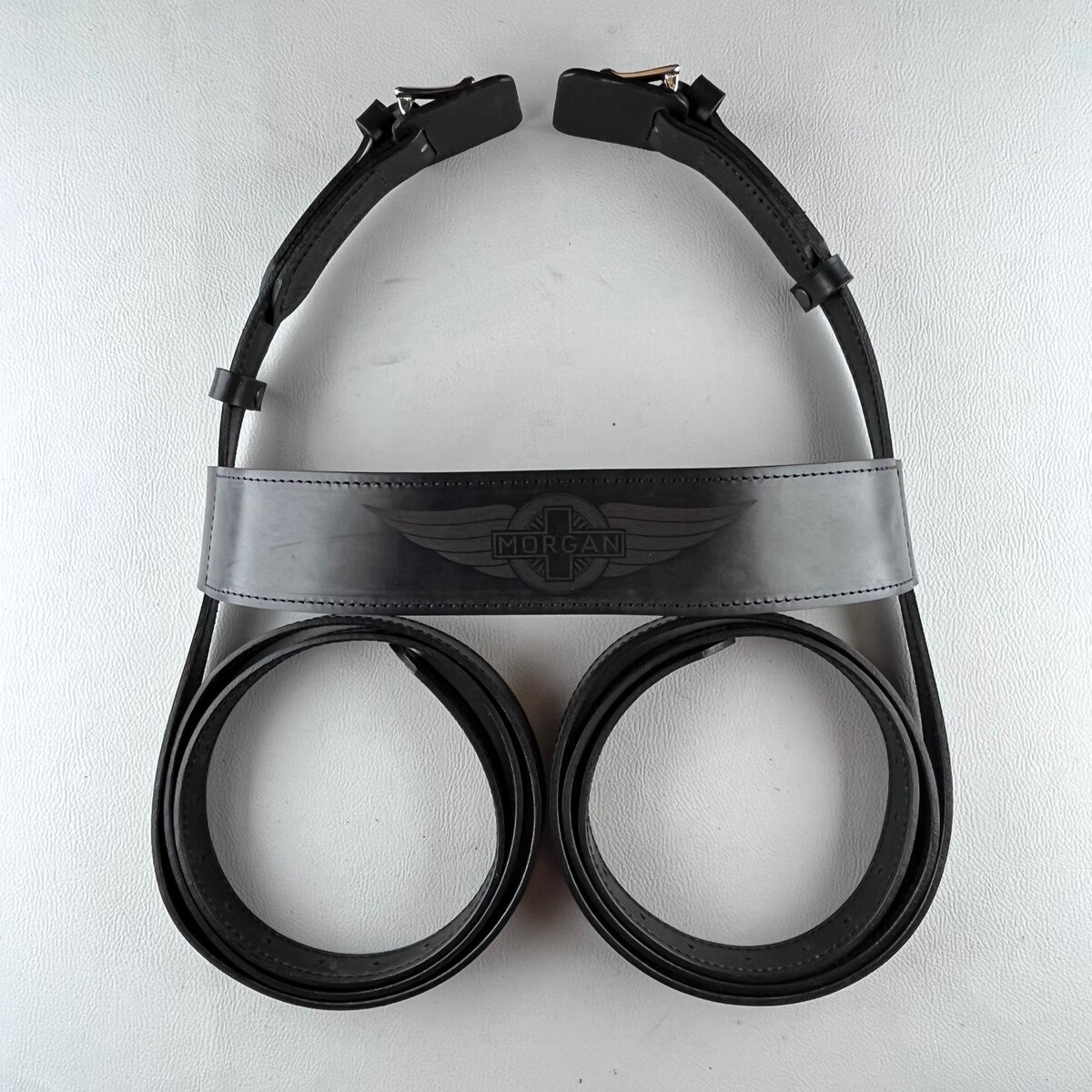 Luggage rack strap with Morgan logo - black :: Mog Parts, Morgan Car ...
